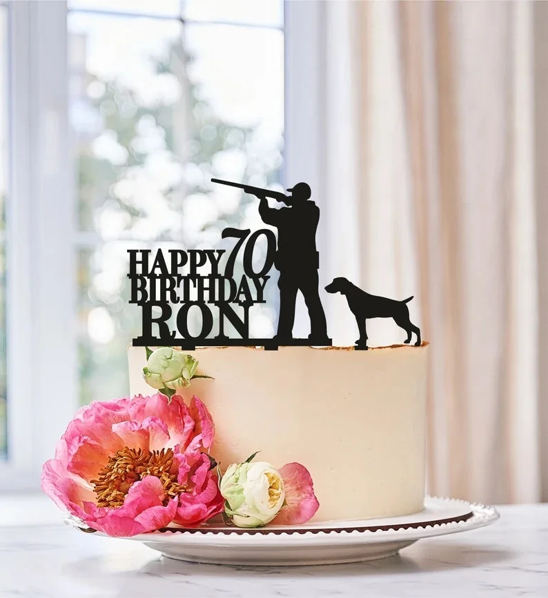 Pastel De Cumpleaños De Caza De Ciervos