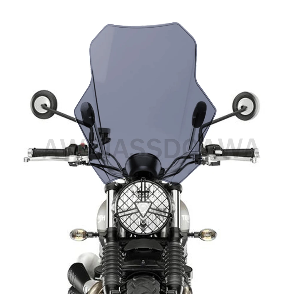 2022 For Triumph 900 Street Scrambler Motorcycle Adjustable Wind Screen ...
