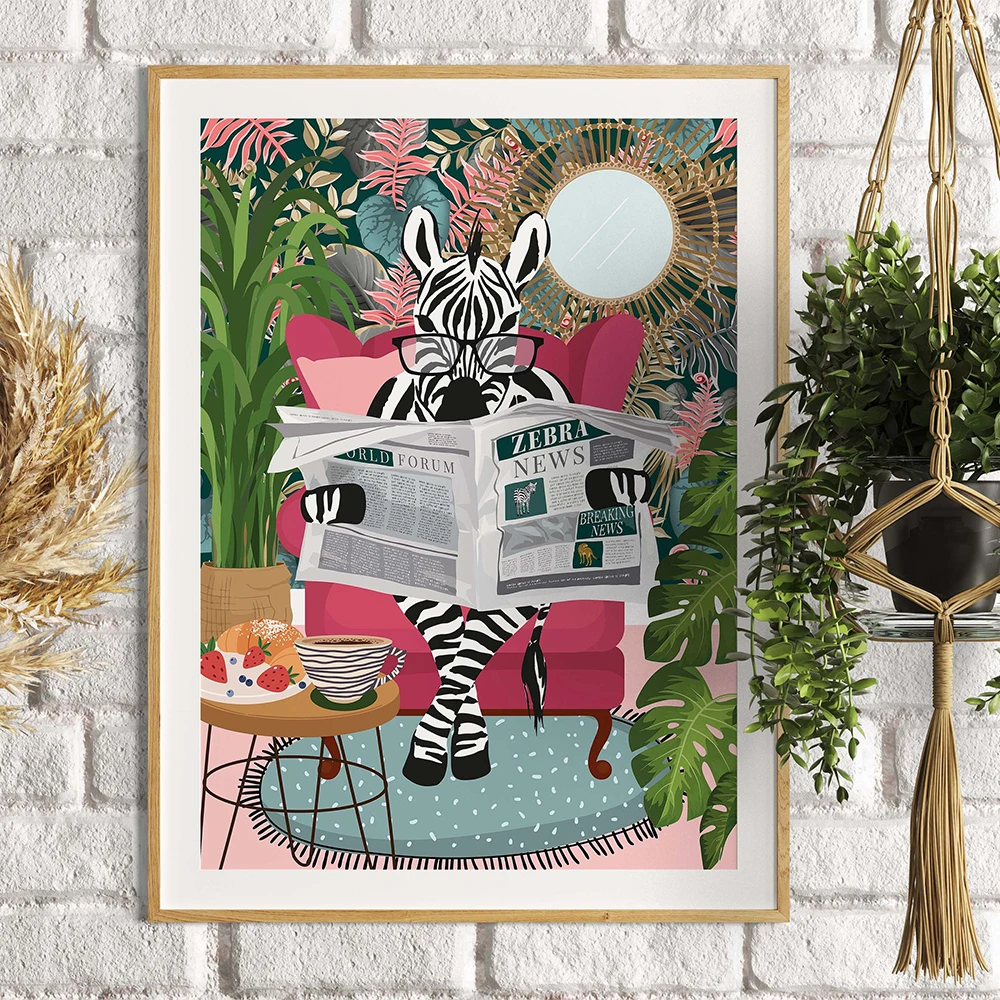 Zebra Poster Board