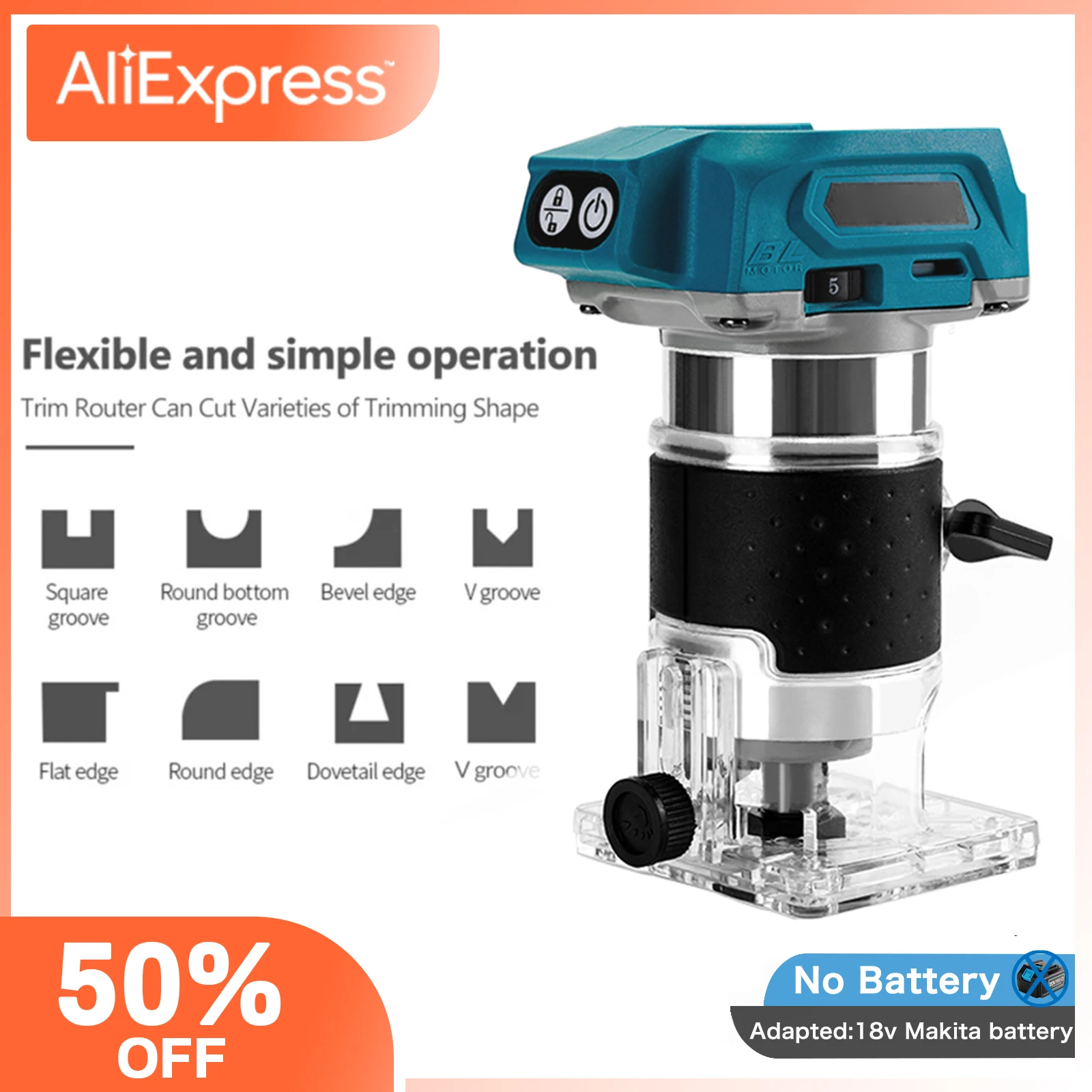 Brushless-Wood-Router-Wood-Trimmer-Machine-Electric-Hand-Trimmer ...