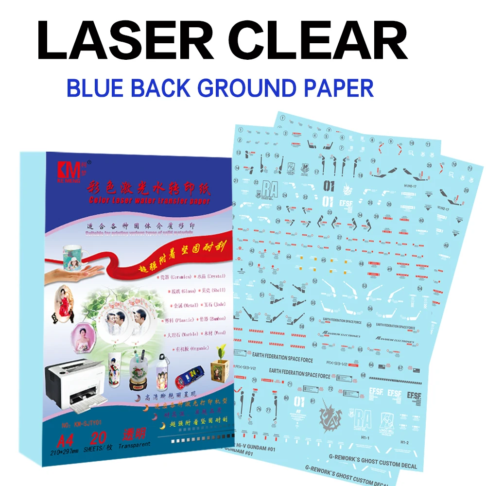 Blue-background-Laser-Water-Transfer-Printing-Decal-Paper-A4-clear ...