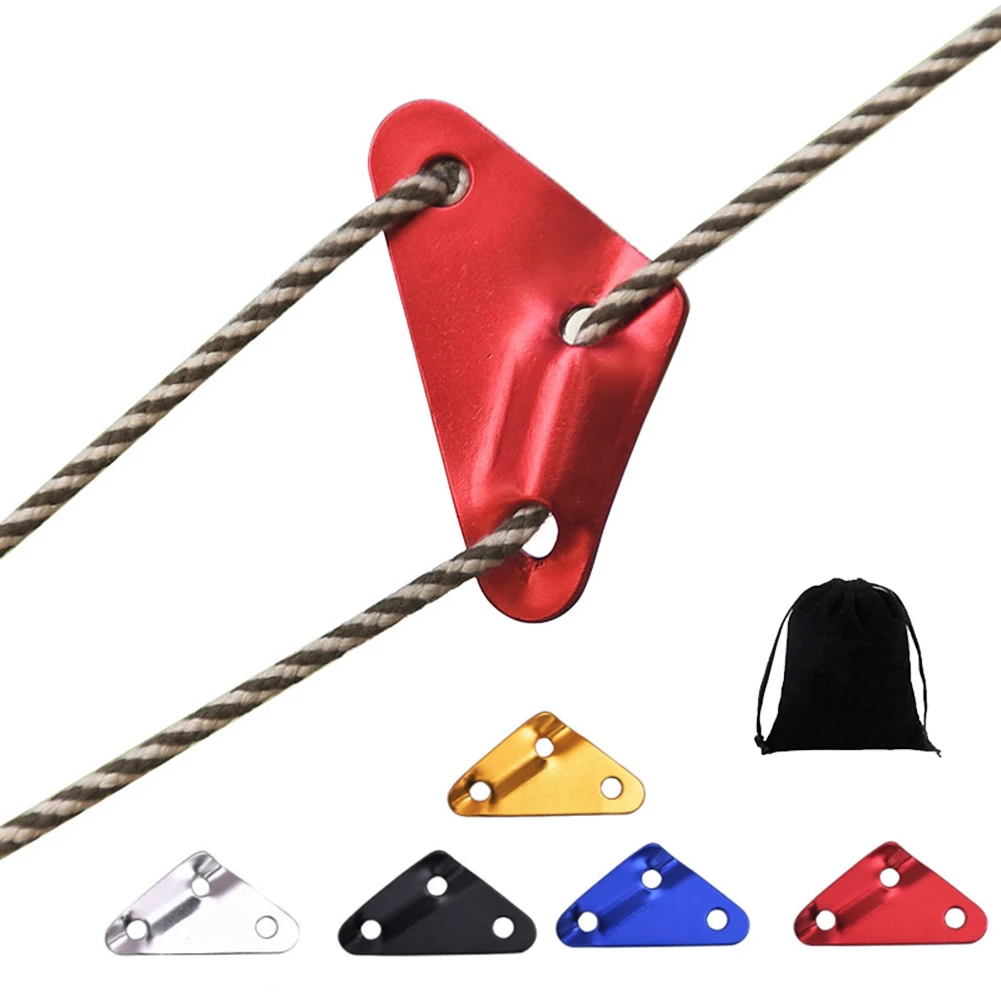 5pcs Tent Rope Buckles, Aluminum Alloy Camping Wind Rope Stopper ...