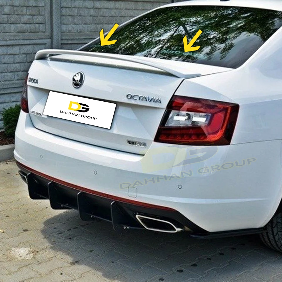 Skoda-Octavia-MK3-2013-2020-vRS-Style-Rear-Trunk-Spoiler-Wing-Raw-or ...