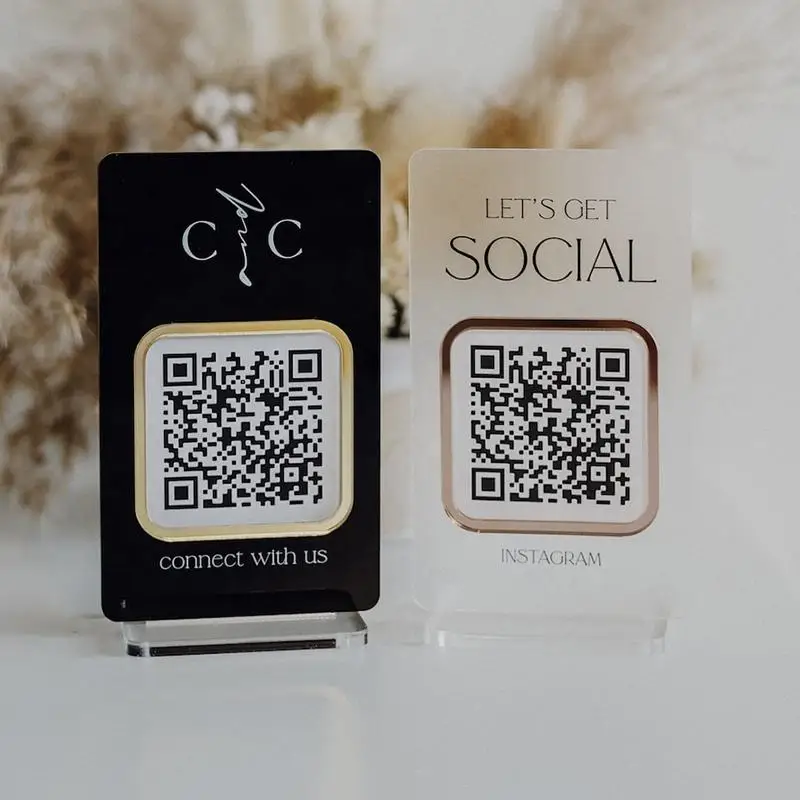 QR Code Sign Mini Stocking Stuffer Beauty Studio Scan to Pay Sign ...