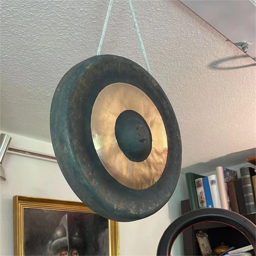 Arborea Desktop Gong 6-12 inch Bossed Gong Set Nipple Gong Bronze for ...