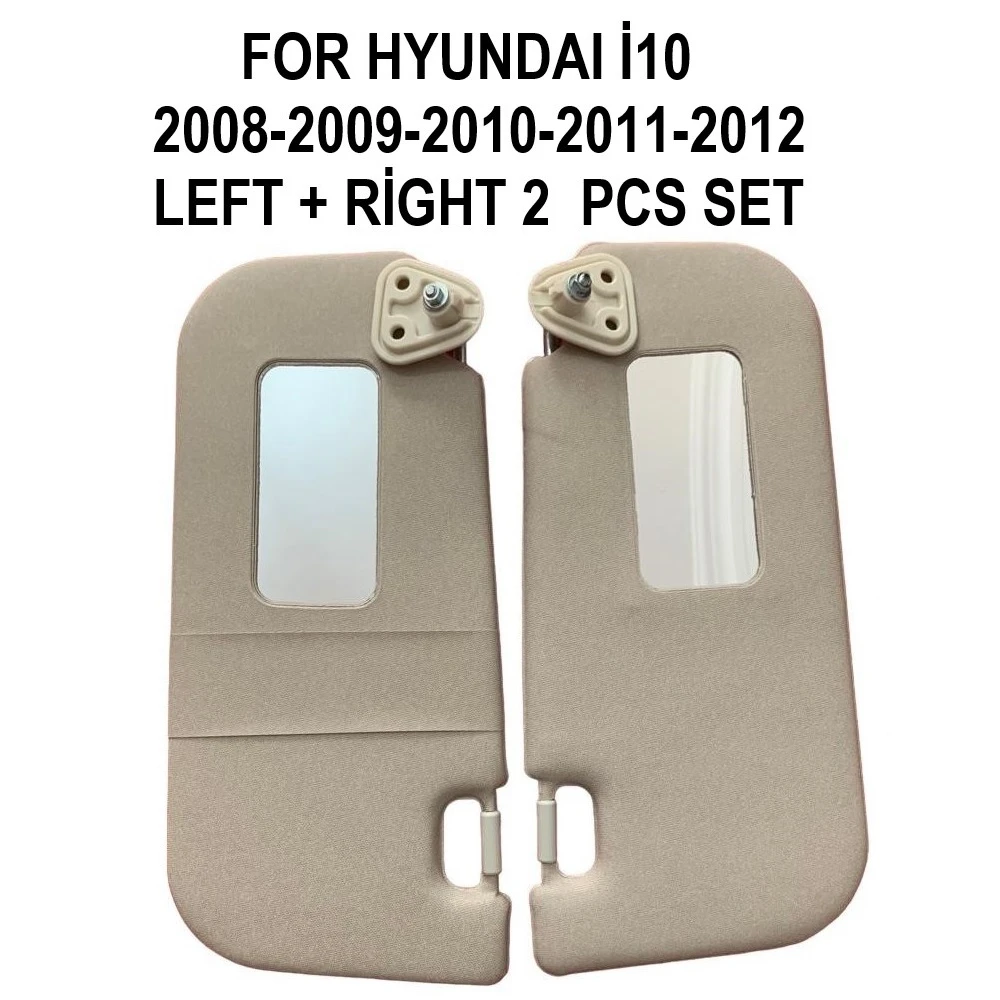 For Hyundai i10 Accessories Interior Sun Visor Beige Color 2008 2009 ...