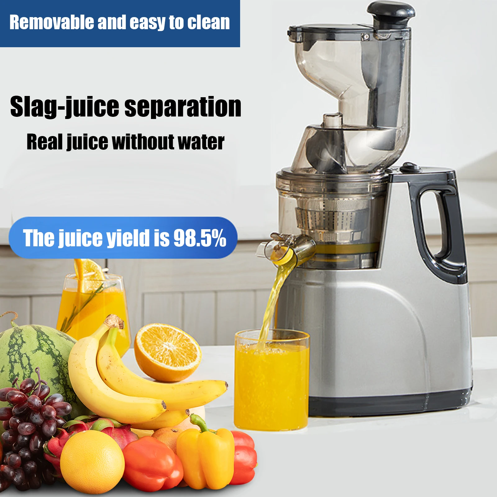 800W-Masticating-Juicer-Machines-Residue-Juice-Separation-Small-And ...
