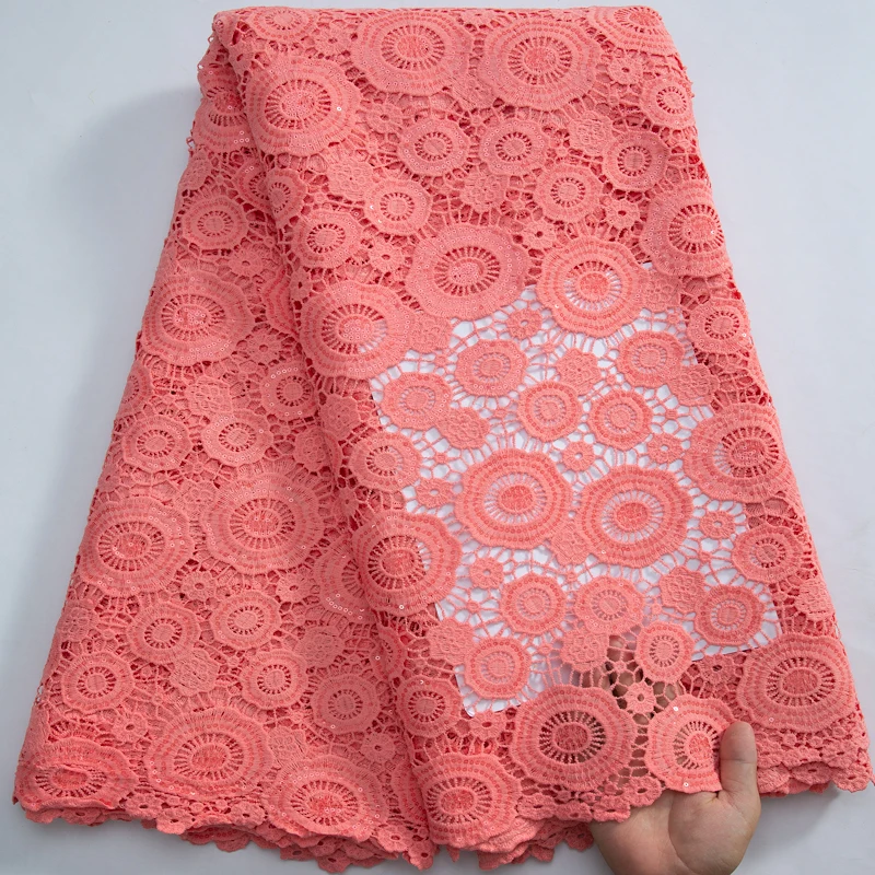SJD LACE African Guipure Cord Lace Fabric 2023 High Quality Water ...