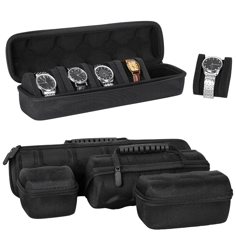 1/2/3/5 Slot Watch Box EVA Portable Storage Organizer Outdoor Travel ...