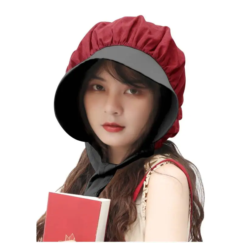 Colonial-Pioneer-Womens-Bonnet-Revolutionary-War-Pilgrim-Women-Bonnets ...