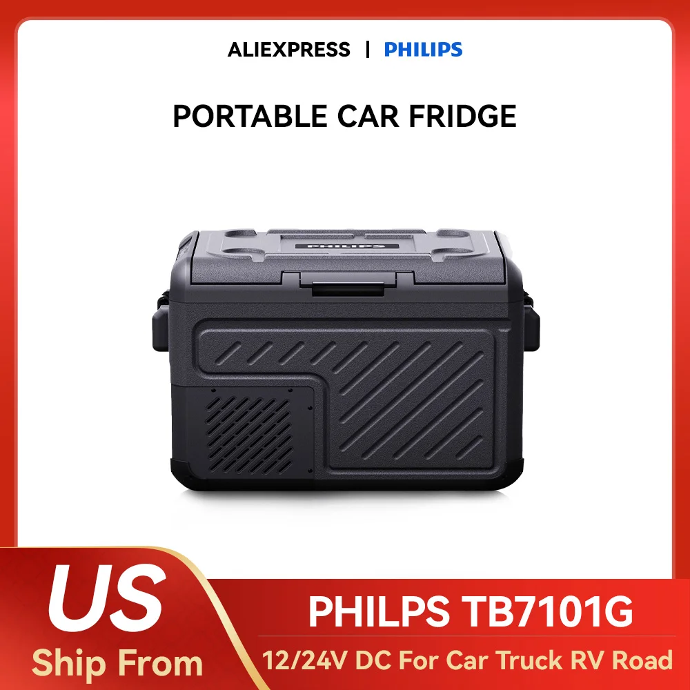 PHILIPS-Car-Refrigerator-Mini-Fridge-Freezer-Portable-Compressor-Cooler ...
