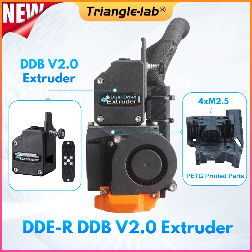 Trianglelab-DDE-R-DDB-Direct-Drive-Extruder-For-Creality-Ender3-CR10-3D ...
