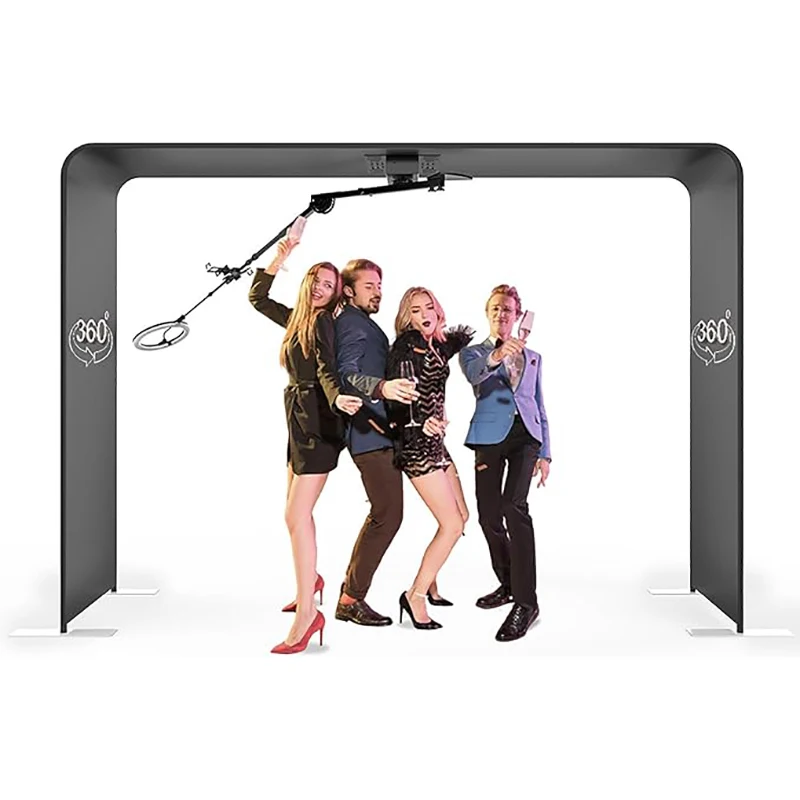 Sky-360-Photo-Booth-Free-Customized-LOGO-Overhead-360-Video-Photobooth ...