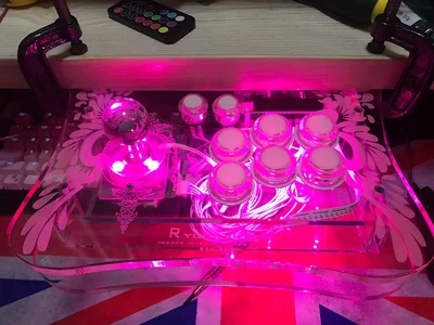 Arcade Led Push Button Light Ring Console Diy For 30mm Arcade Joystick ...