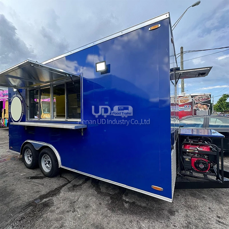 Mobile-Fast-Food-Trailers-Fully-Equipped-Enclosed-Trailer-BBQ-Vending ...