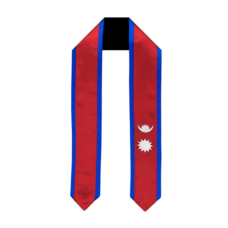 Nepal-Flag-Graduation-Stole-180-14cm-Graduation-Ceremony-Bachelor ...
