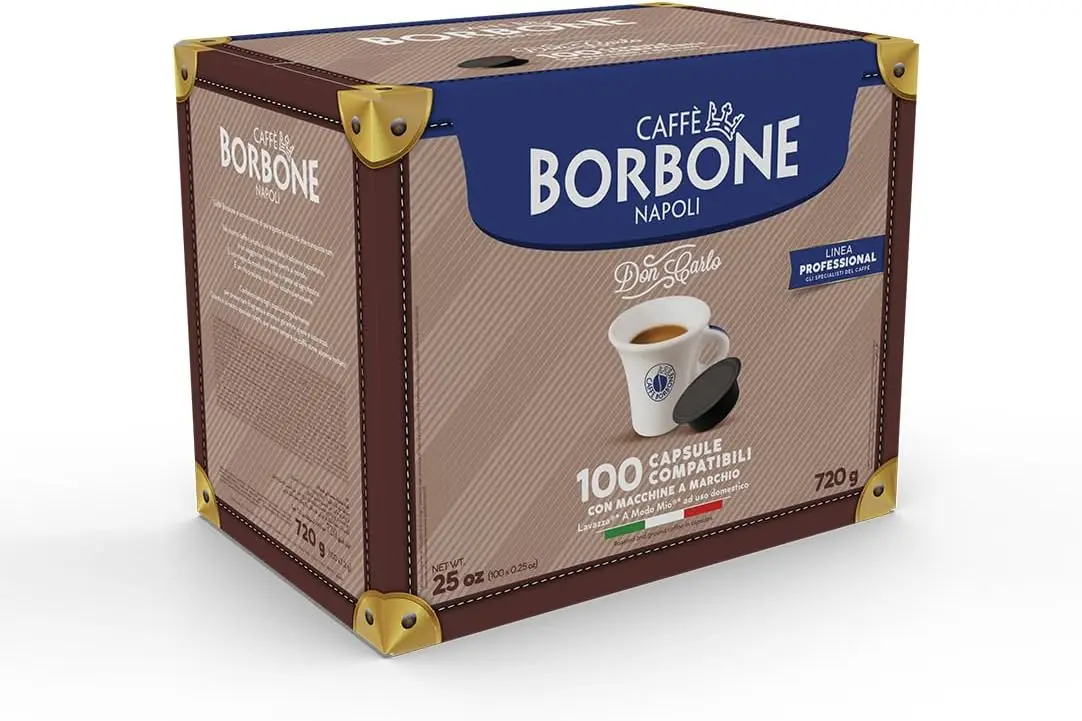 100 Capsules Borbone Don Carlo Compatible with Lavazza Mio Way Machine ...