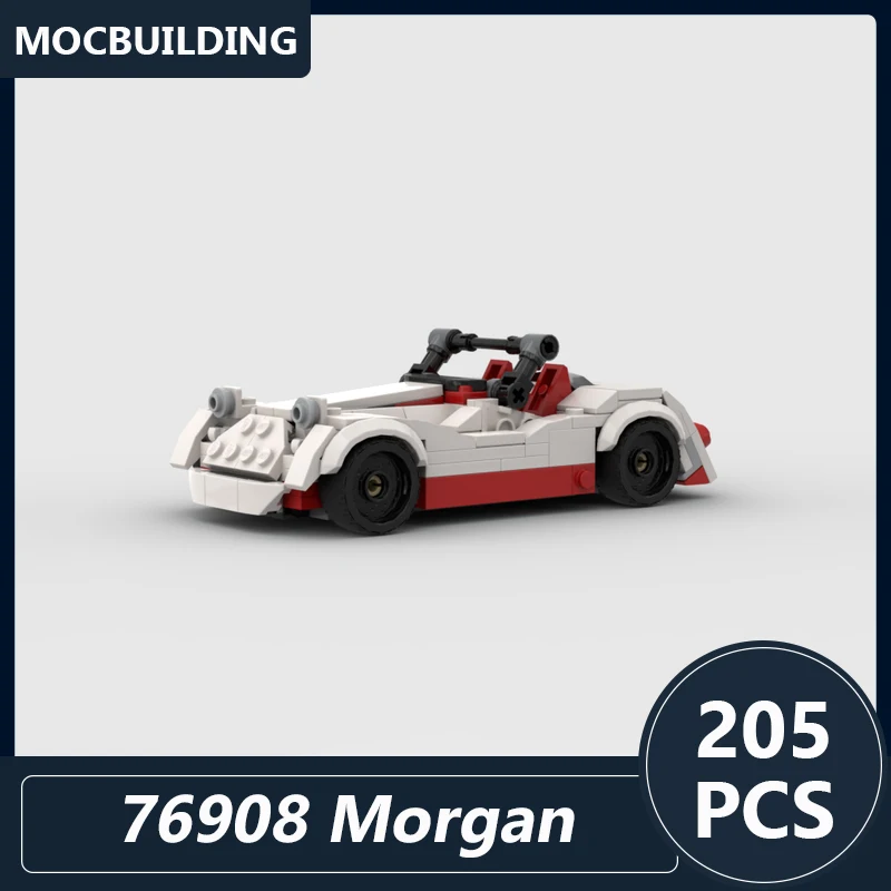 Morgan or Fiat 126p Model Moc Building Blocks Classic Cars Series DIY ...