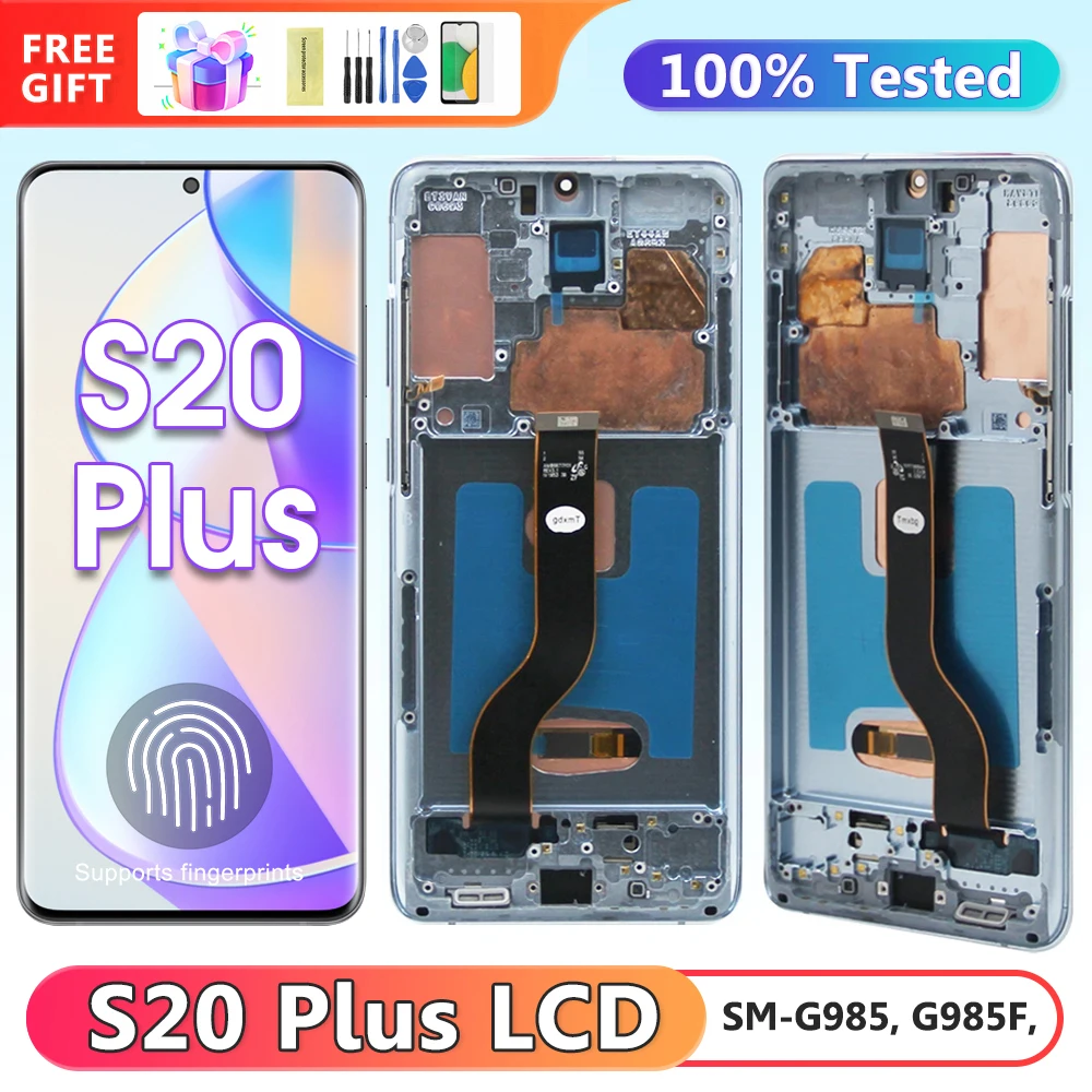 Super-AMOLED-S20-Plus-Screen-for-Samsung-Galaxy-S20-G985-G985F-G985F-DS ...