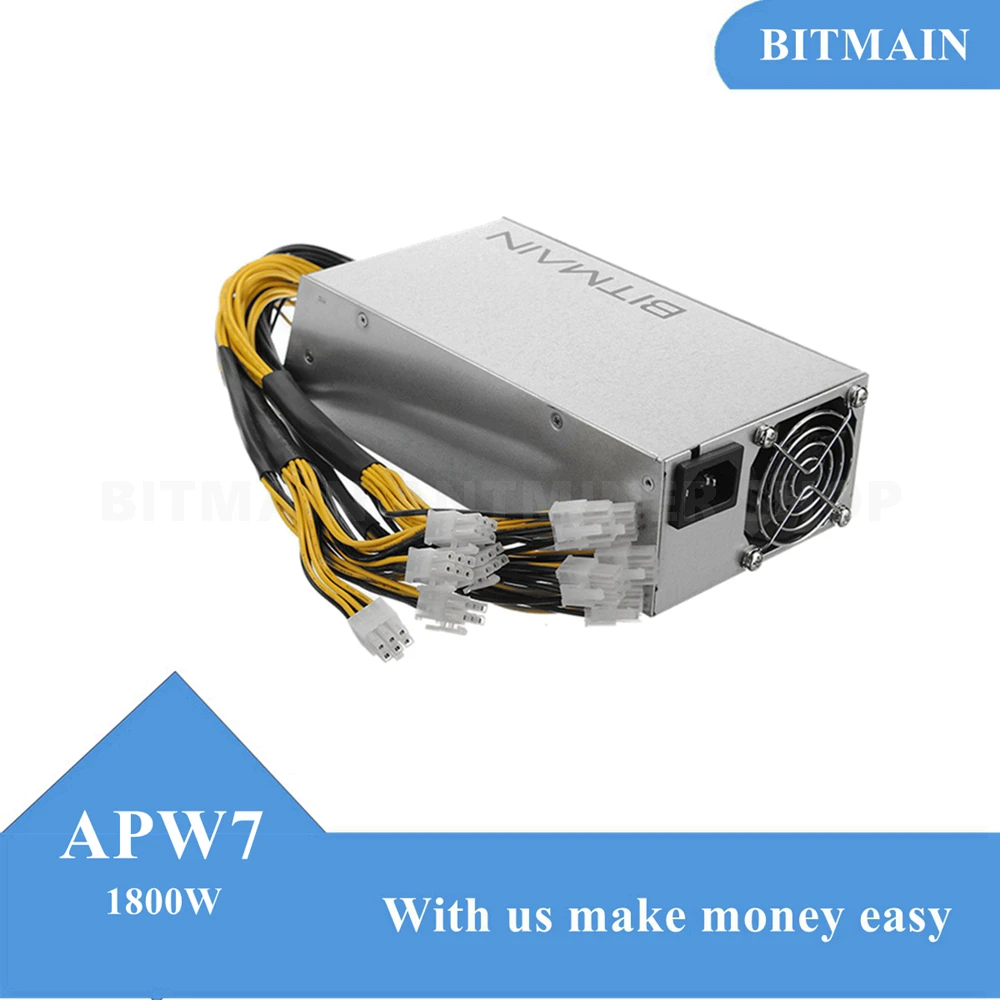 Bitmain APW7 1800W PSU Miner Power Supply 1U Adpater Suit For Antminer ...