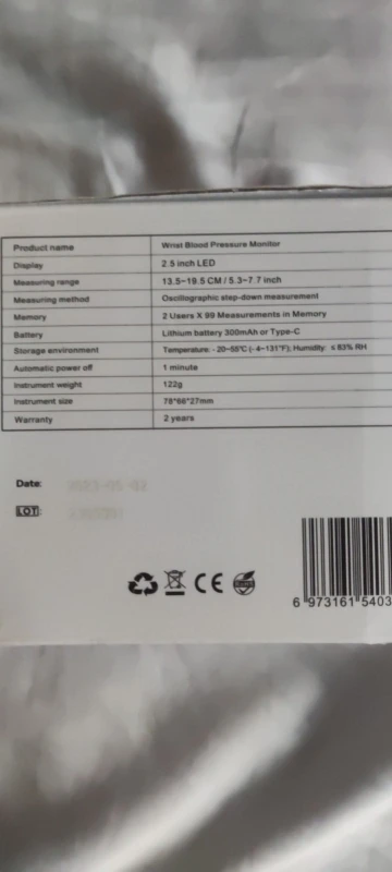 Yongrow-Monitor Digital automático de presión arterial ...