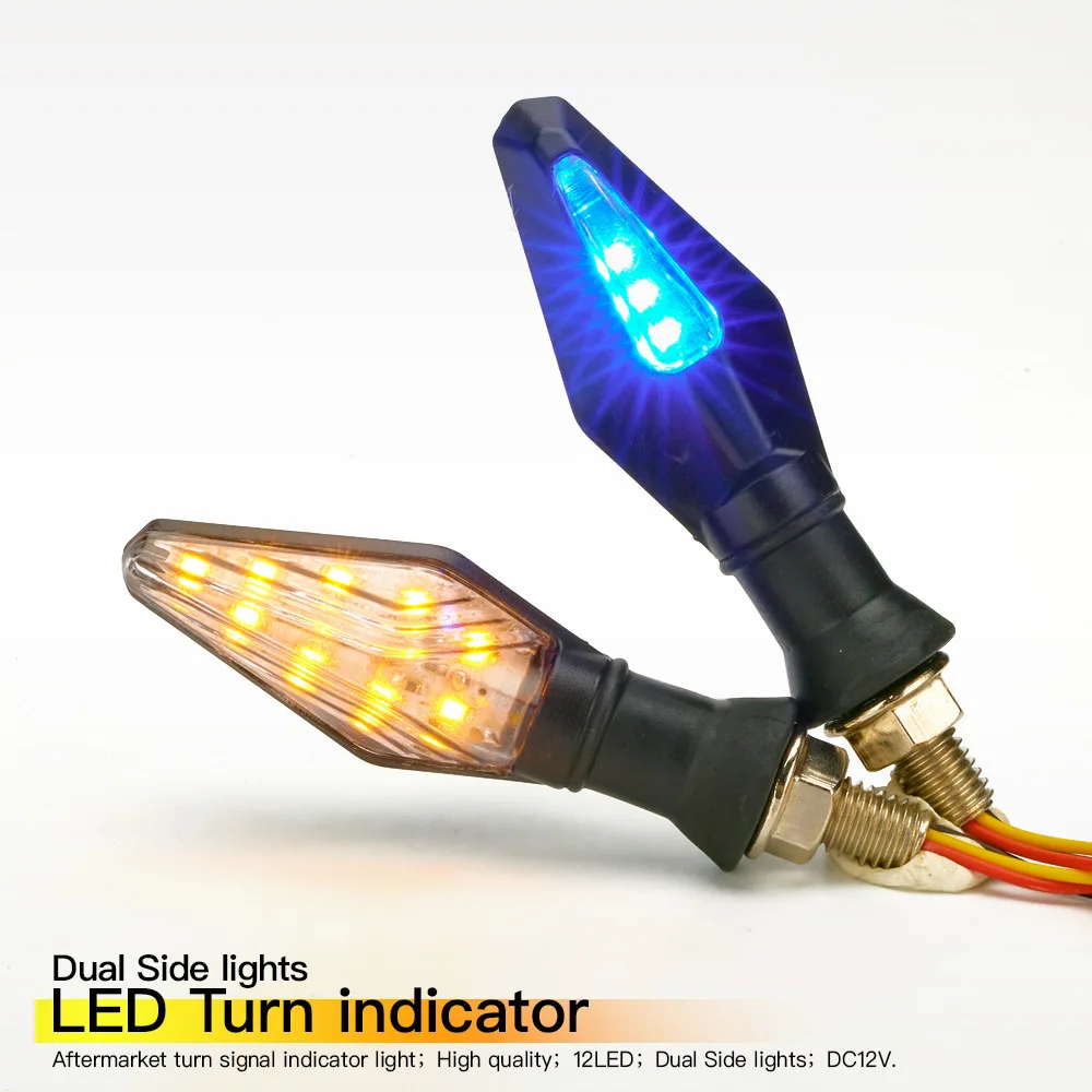 Motorcycle Turn Light Universal Motorbike Indicator Light Dual Side ...