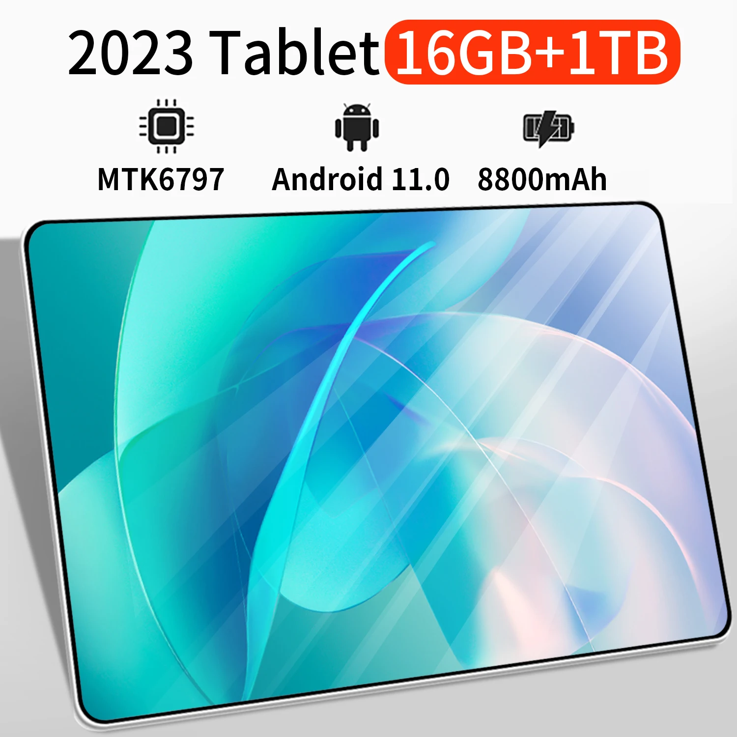 2023-Global-Edition-Android-11-0-Tablet-16GB-RAM-1TB-ROM-Network-10-1 ...