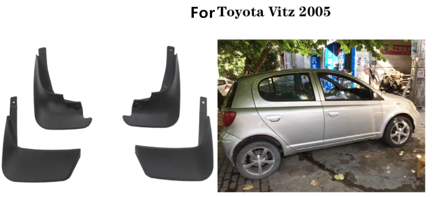 Exterior-Tyre-Fender-Guards-for-Toyota-Vitz-Yaris-Echo-XP10-10-1999 ...