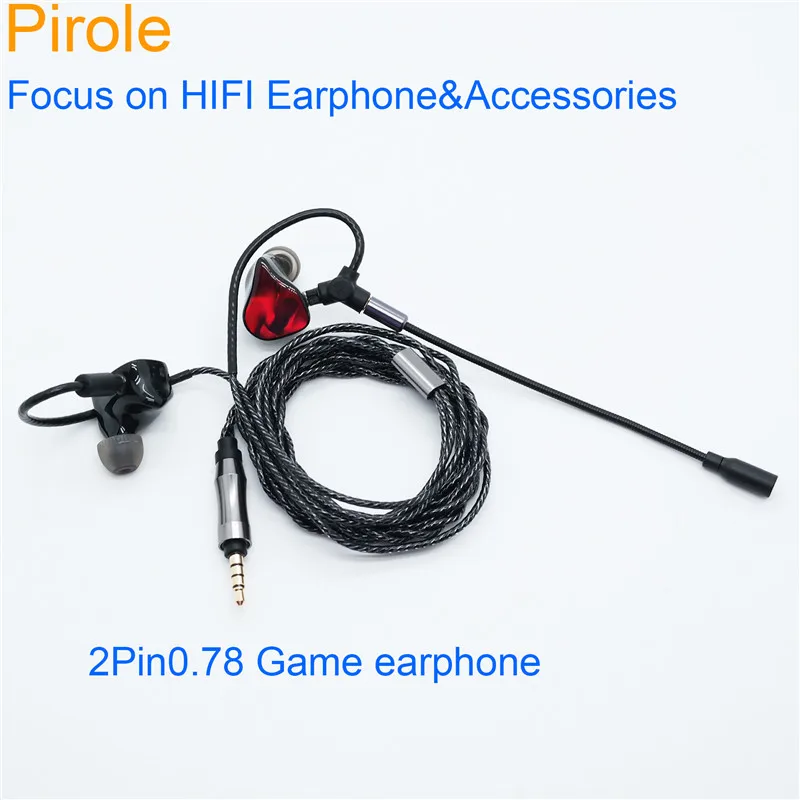 Boom-2Pin0-78-Game-Detachable-Resin-Earphone-Earbud-Update-Cable-Fit ...