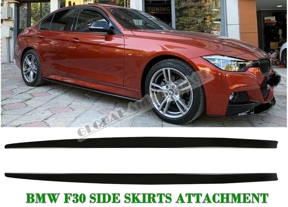 For Bmw F30 3 Series Side Skirts Attachment 2012-2020 Sill Trim Car ...