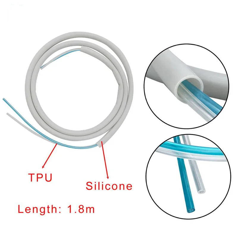 Dental-3-Way-Syringe-Tube-Hose-Pipe-Water-Air-tube-Silicone-Tubing ...