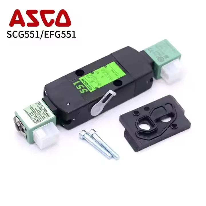 ASCO Numatics 유형 솔레노이드 밸브 SCG551A002MS 방폭형 3/2 NC - 5/2 스풀 밸브 공기 작동식 ...