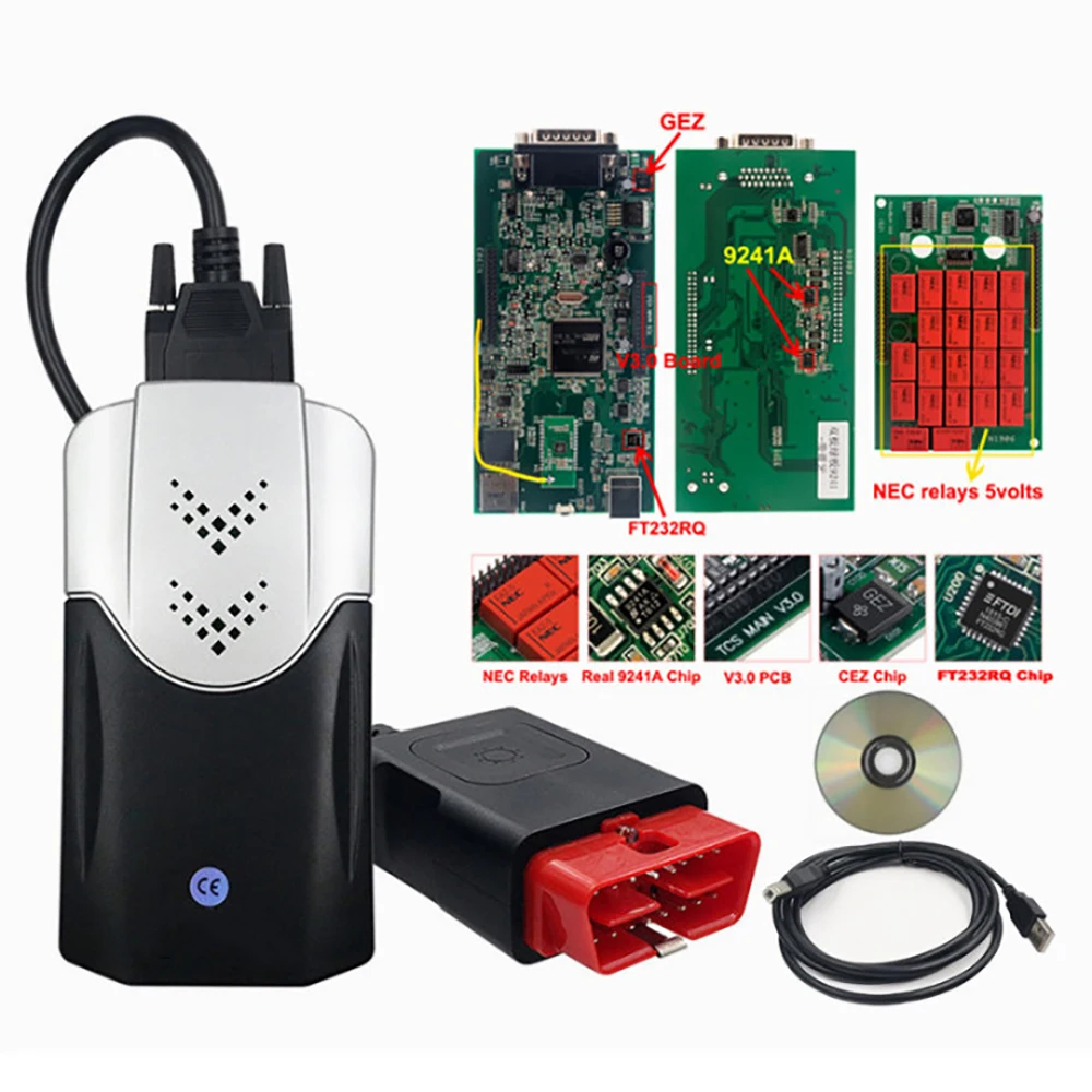 Novo Bluetooth Obd2 Scanner Multidiag Pro Scanner Ds150 Tcs Cdp Pro ...