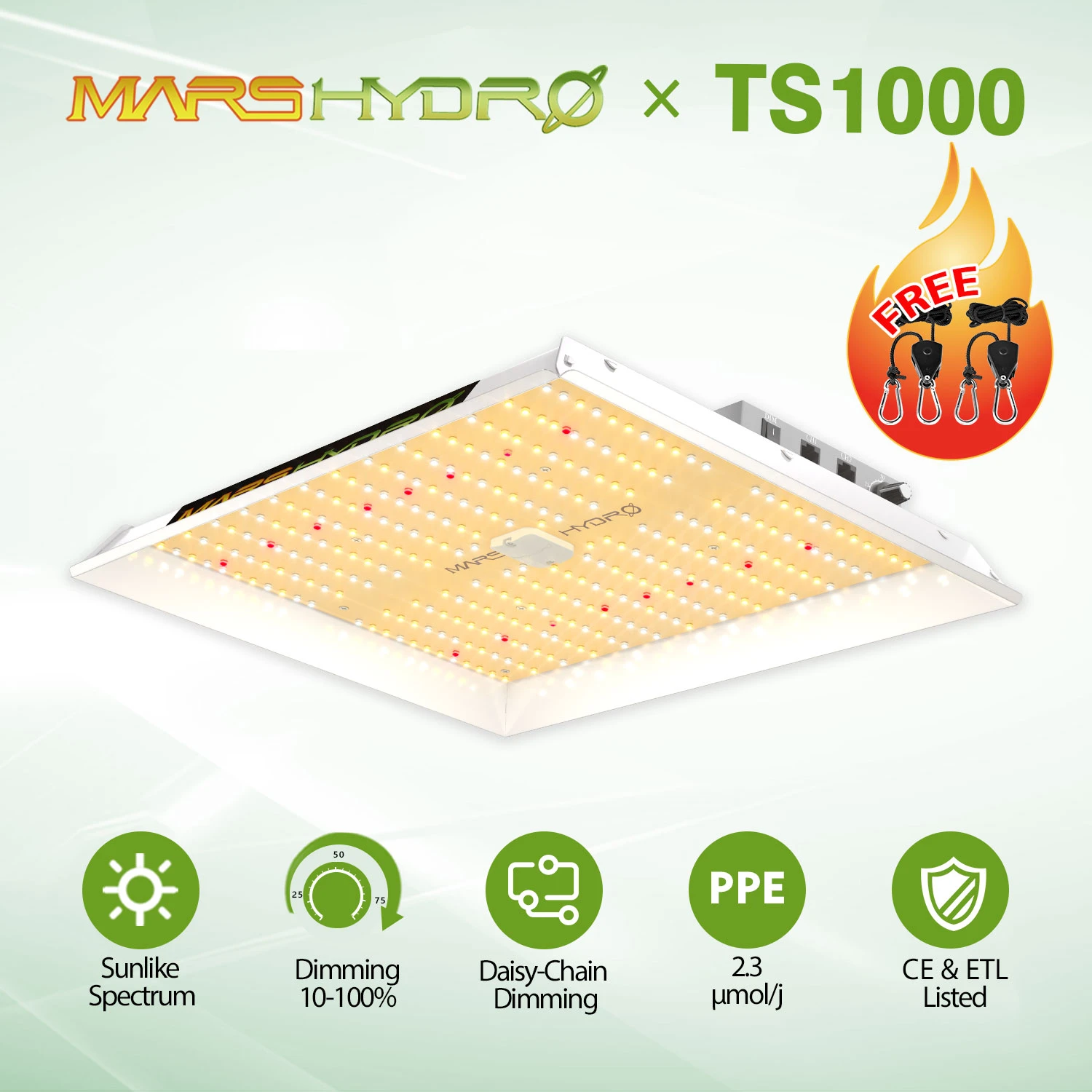 Mars Hydro Ts 1000w Led Grow Light Full Spectrum Quantum Board ...