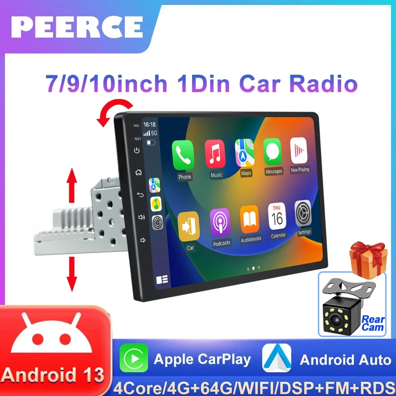 Display-de-tela-universal-android-para-carro-7-9-10-GPS-1DIN-Leitor ...