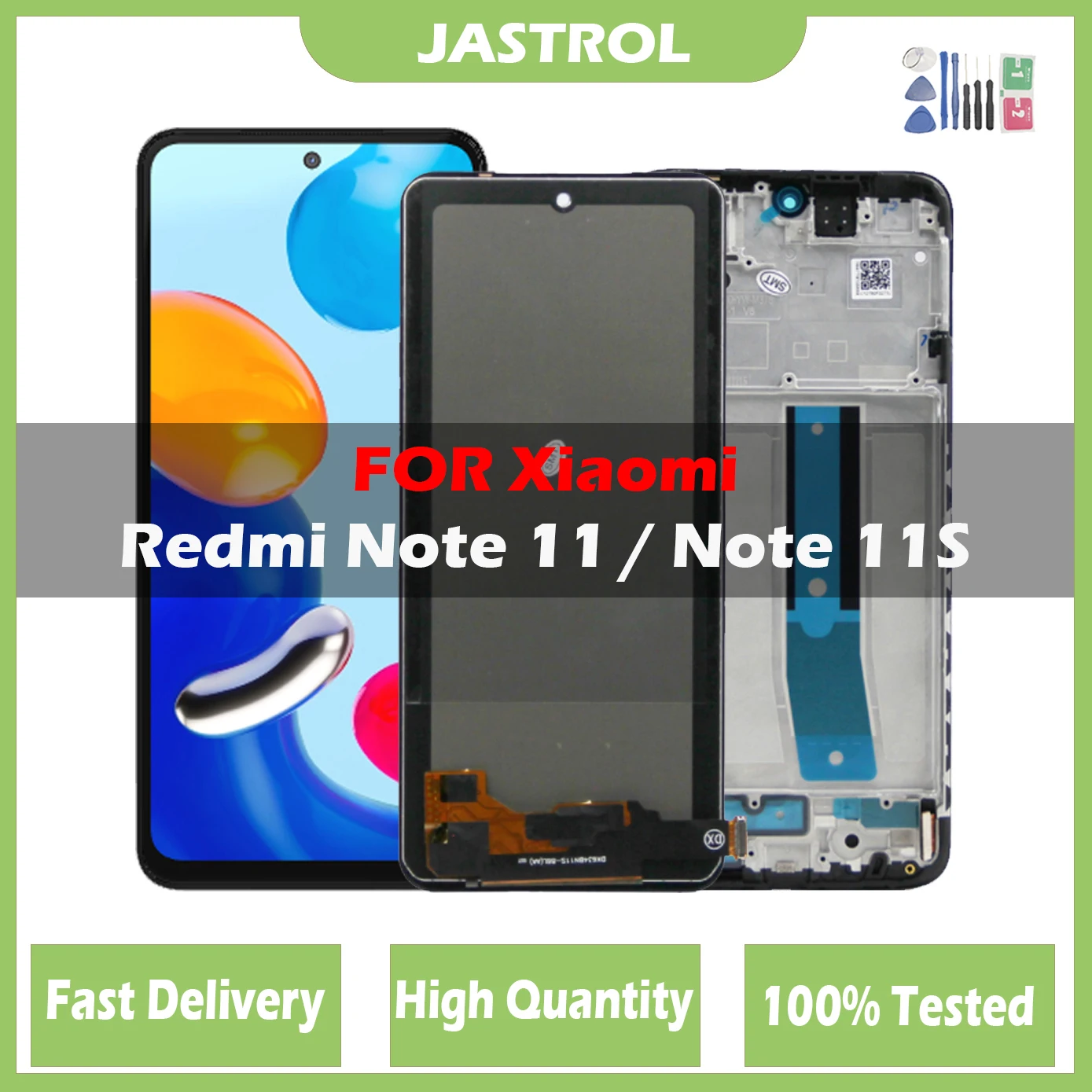 Original Lcd For Xiaomi Redmi Note 11 Display Touch Screen Digitizer Panel Assembly For Redmi ...