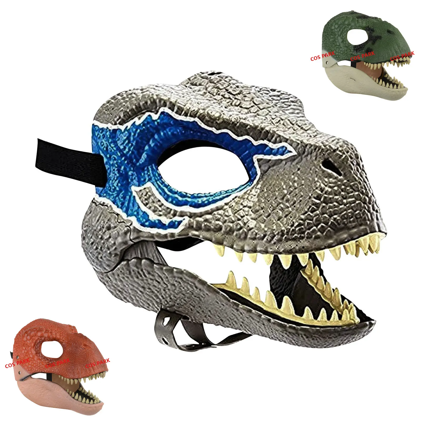 Dragon-Dinosaur-Mask-Open-Mouth-Lifelike-Latex-Dinosaur-Headgear-Dino ...