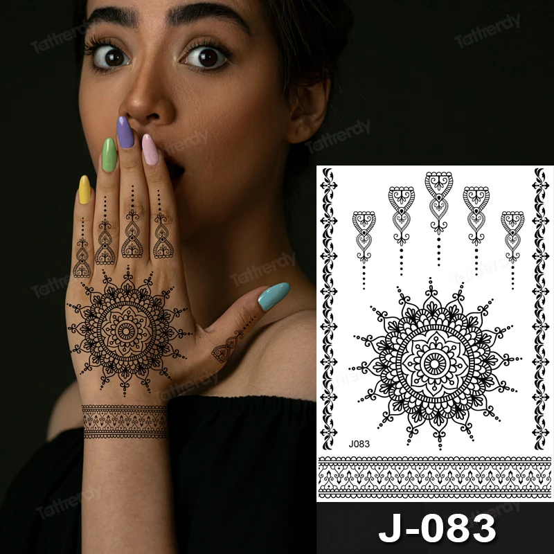 Henna Tattoos Neck