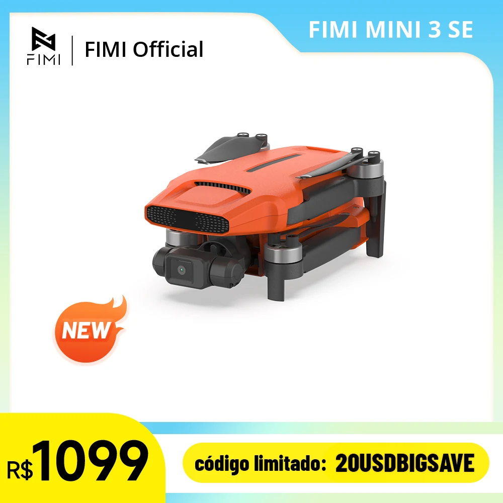 Fimi-mini-3-se-novo-drone-h-brido-3-eixos-cardan-4k-30fps-9km-faixa ...
