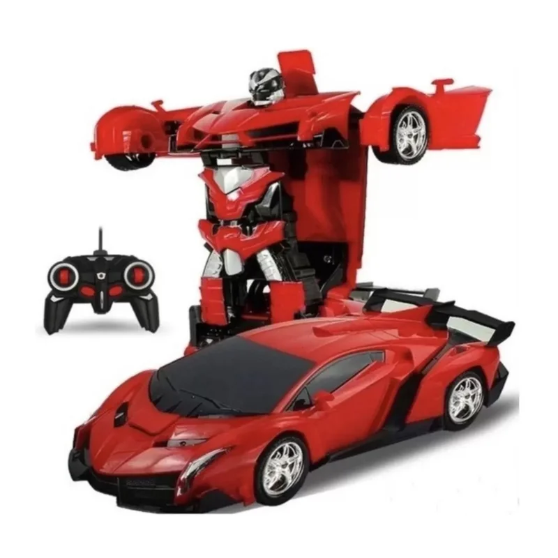 Robo-Car-Titanium-Carro-Vira-Robo-Transformers-De-Controle-Remoto-Para ...