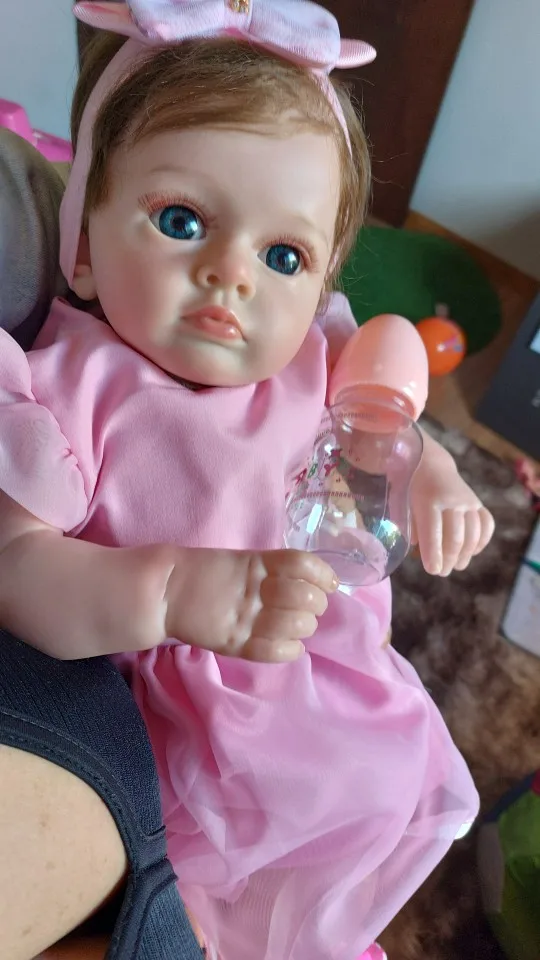 22 inch Tutti Bebe reborn Doll Handmade Realistic Reborn Baby Toy Doll ...