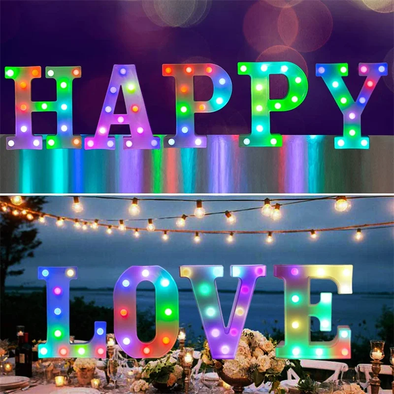 Colorful-Alphabet-Letter-LED-Lights-Luminous-Number-Lamp-Marquee-Sign ...