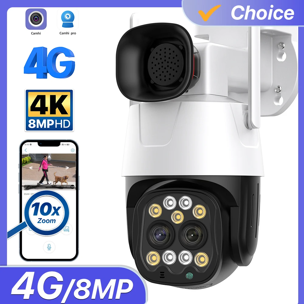 4G-Sim-Card-IP-Camera-4K-8MP-HD-10X-Zoom-Outdoor-Camera-PTZ-AI-Tracking ...