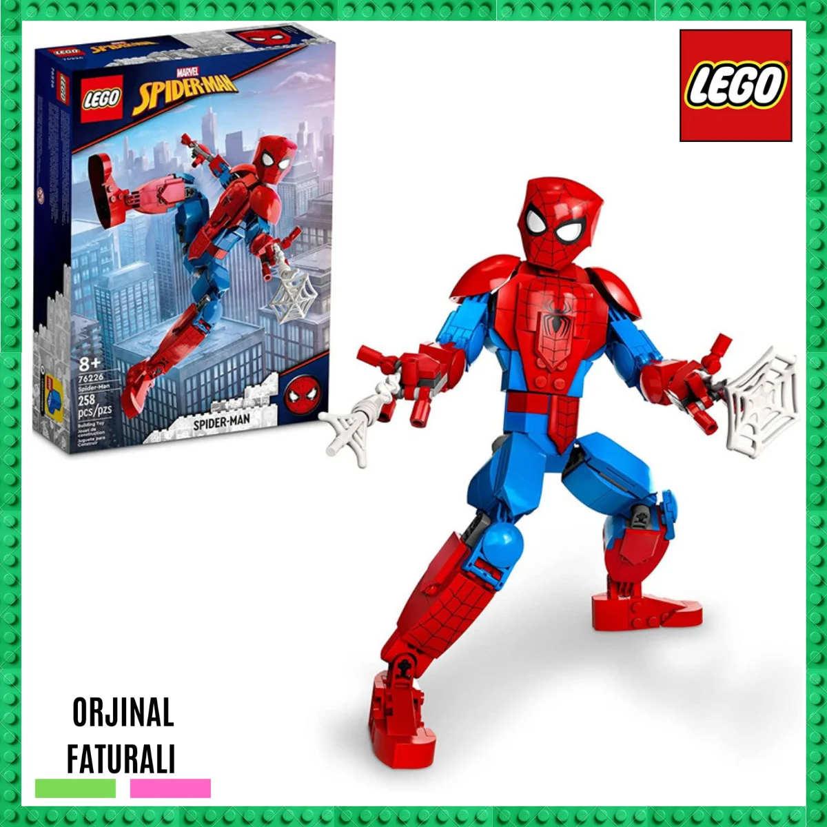 LEGO Marvel Avengers Spider Man Figure 76226 Super Heroes Building ...