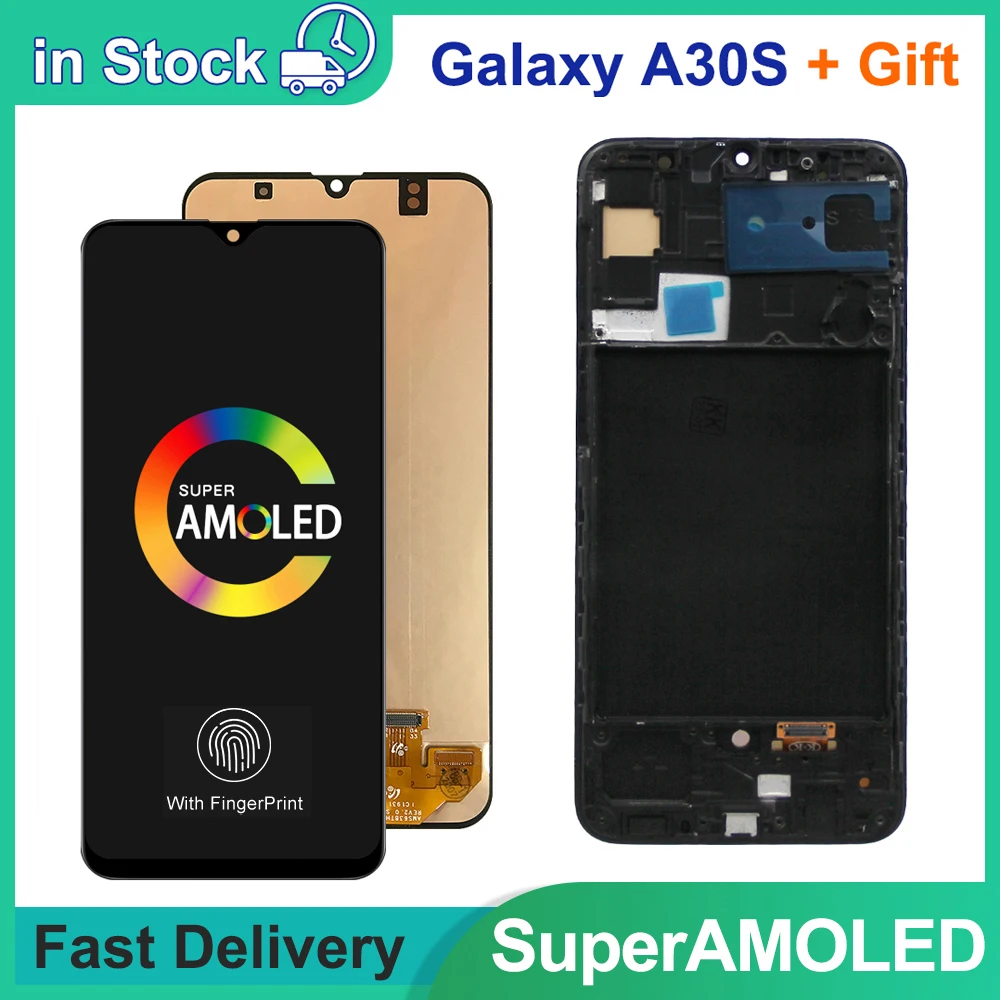 6-4-Super-AMOLED-For-Samsung-Galaxy-A30S-SM-A307FN-DS-A307-LCD-Display ...