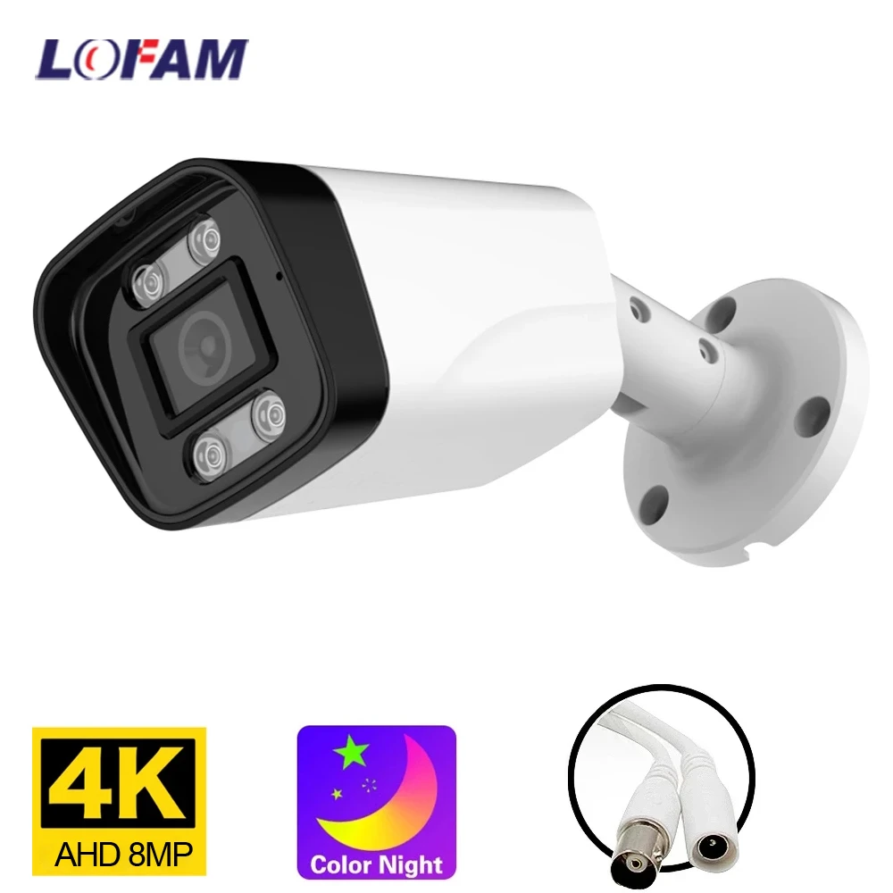 4K 8MP AHD Camera 5MP 2MP CCTV Video Surveillance Home Security Outdoor ...