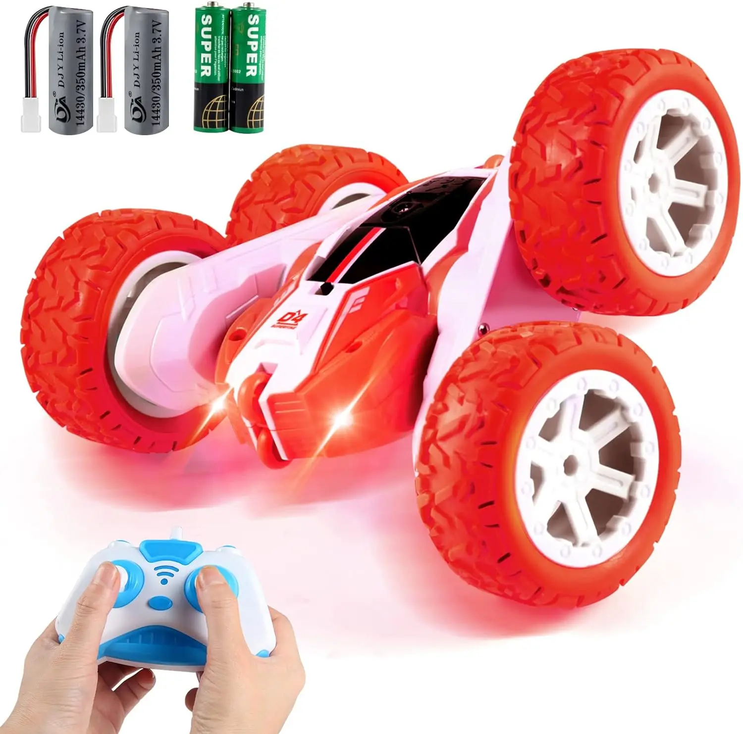 Remote-Control-Car-2-4GHZ-4WD-Rc-Cars-Double-Sided-360Degree-Tumbling ...