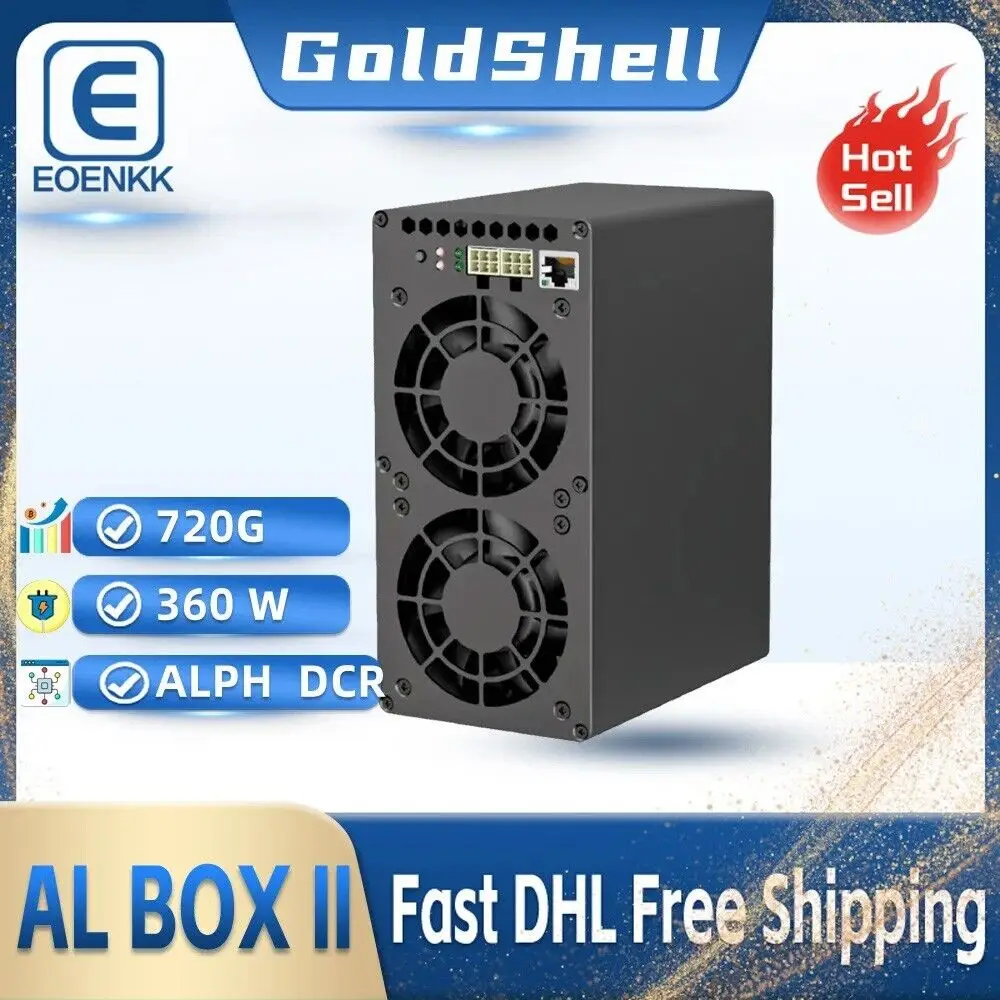 Goldshell-AL-BOX-2-II-720Gh-s-360W-ALPH-Miner-Blake3-Algorithm-Alephium ...