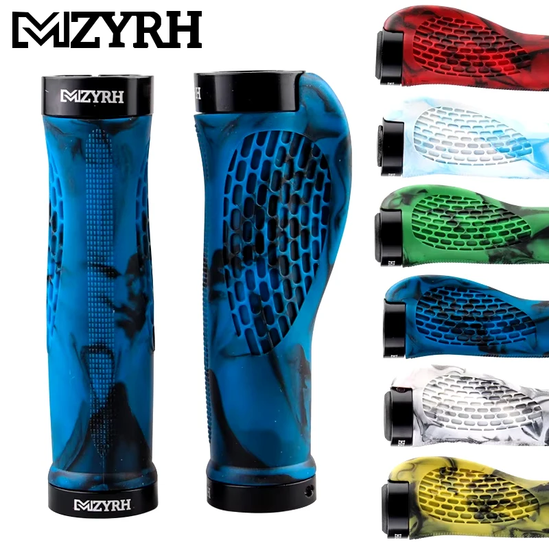 Bicycle Grips Lock on Rubber Bicycle Handlebar Grip Durable Ergonomics ...
