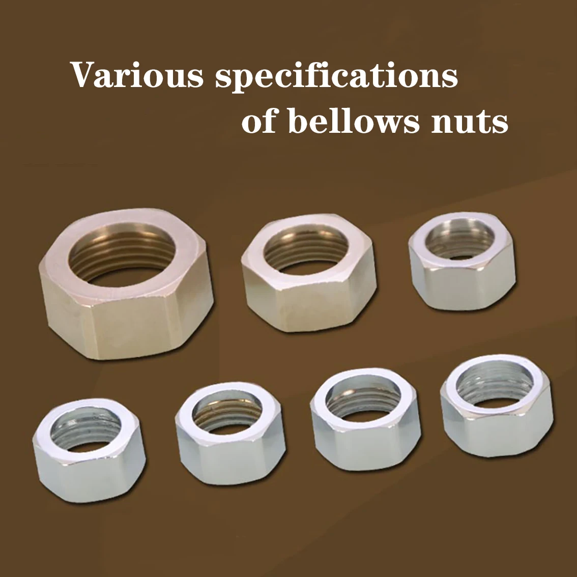 SCP SS 1/2" Female Thread Hex Bushing Corrugated Pipe Connector Joint ...